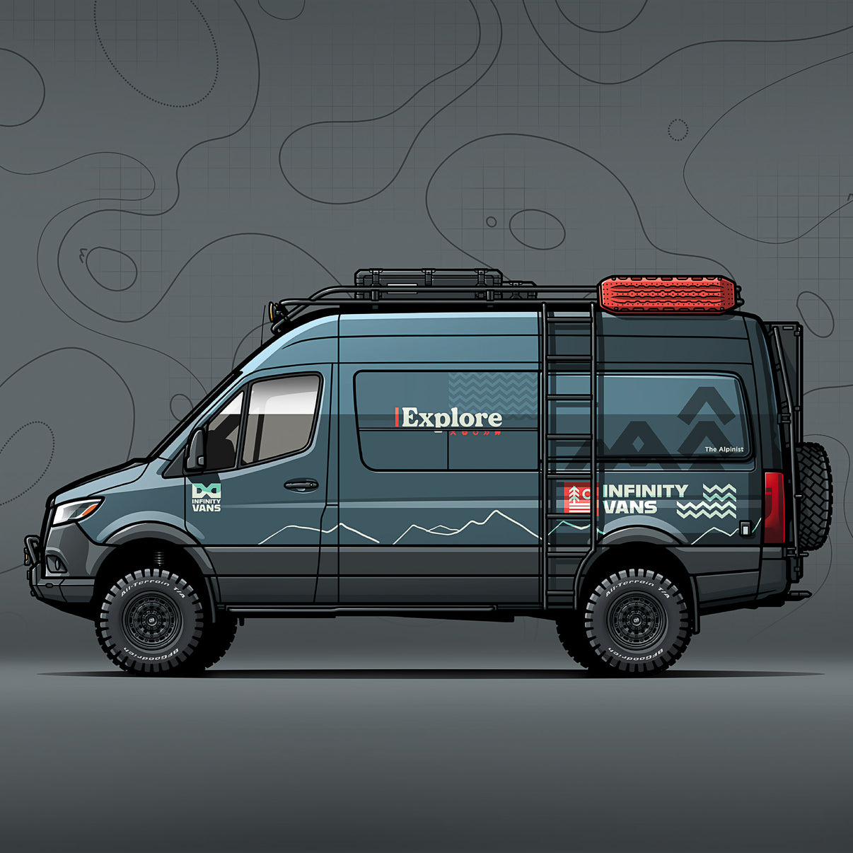 The Alpinist Van Build – Infinity Vans Store